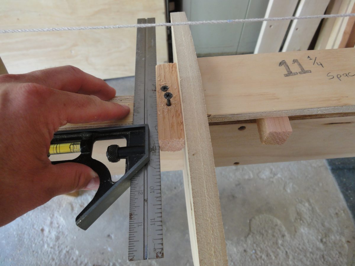 Aligning the Forms – Strip Built Kayak